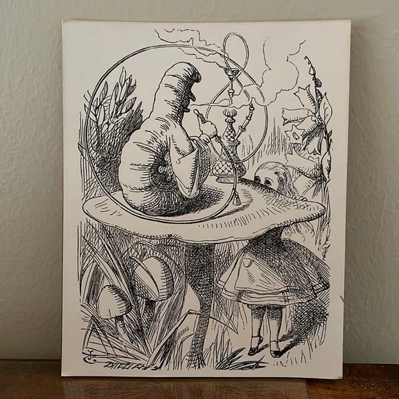 Art Alice In Wonderland Sketch Print Poshmark